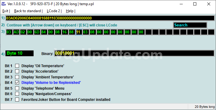 Enable Refueling Volume